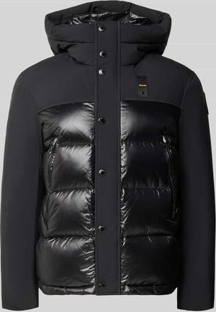 Blauer Steppjacke mit Rei&szlig;verschlusstaschen Modell BROOK