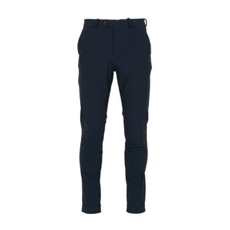 Roberto Ricci Design Rrd, Homme, Pantalons, Bleu, Taille: 2XL Pantalon Tailleur avec Ceinture Monogramme