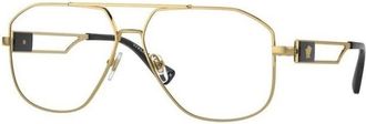 Versace Homme, Accessoires, Jaune, Taille: 57 MM Ve1287 1002 Lunettes