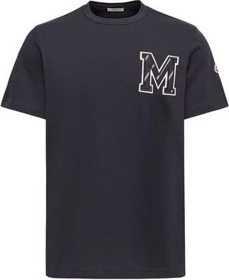 Moncler T-shirt M sur poitrine en coton
