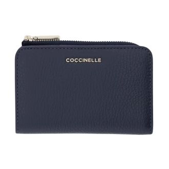 Coccinelle Metallic Small Wallet - - Accessories - Damen - Blau - ONE SIZE