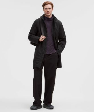 lululemon StretchSeal Insulated Rain Jacket f&uuml;r M&auml;nner - Gr&ouml;&szlig;e XS in Black