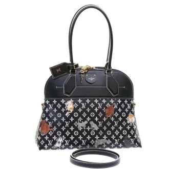Louis Vuitton Sac &agrave; main en toile Pre-owned - Femme - Pre-owned - Noir - Taille: ONE Size