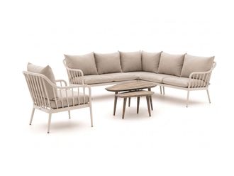 Manifesto Furniture + 10 % Kassenrabatt | Manifesto Celante/ROUGH-K Ecklounge-Set 6-teilig 6-Sitzer