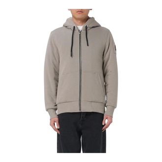 Moose Knuckles Homme, Sweatshirts et sweats &agrave; capuche, Beige, Taille: XL Sweat &agrave; Capuche Zipp&eacute;