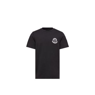 Moncler Moncler Logo Cotton Jersey T-shirt, Men, Black, Size: 3xl