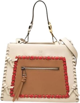 Fendi Pre-owned Runaway Satchel - Femme - Pre-owned - Beige - Taille: ONE Size