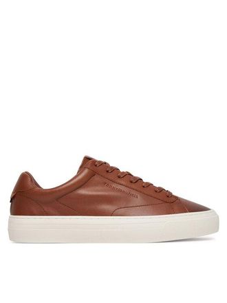 Tommy Hilfiger Sneakers Premium Dress Cupsole Cognac FM0FM05771 Braun