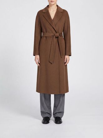Max Mara S Max Mara Long manteau peignoir en pure laine vierge avec ceinture assortie