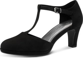 Marco Tozzi Escarpins pour Femme avec Sangle 2-24401-43, Noir, 39 EU