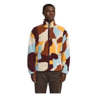 Revolution Printed Teddy Jacket - - Sport - Herren - Mehrfarbig - L