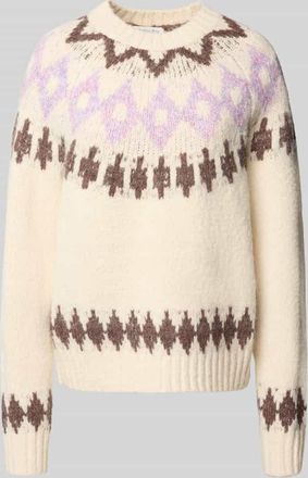 Christian Berg Strickpullover mit gerippten Abschlüssen