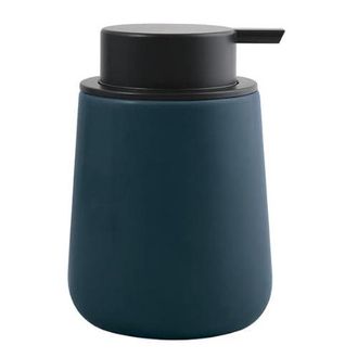 MSV Distributeur de Savon C&eacute;ramique MAONIE P&eacute;trole Mat - 300 ML - &Eacute;l&eacute;gant et Pratique pour Votre Salle de Bain - Id&eacute;al pour Un Style Contemporain et Raffi