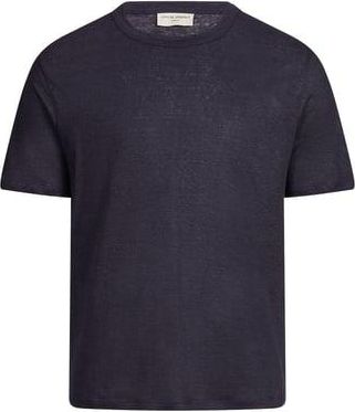 Officine G&eacute;n&eacute;rale T-shirt uni &agrave; col rond en lin