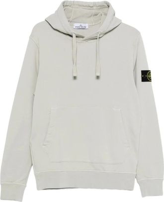 Stone Island Homme, Sweatshirts et sweats &agrave; capuche, Gris, Taille: S SweaT-shirt avec capuche &agrave; cordon de serrage et poches