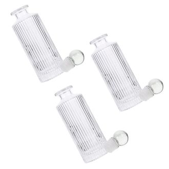 Lurrose 3 St&uuml;ck Glas Aromaflaschen 150 ml ohne Deckel Duftabgabeflasche mit Glasst&ouml;psel rutschfest f&uuml;r Aromatherapie Zuhause Reise Badezimmer