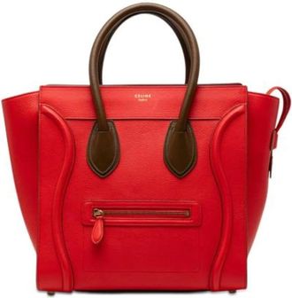 Celine Pre-owned Luggage Tote - Femme - Pre-owned - Rouge - Taille: ONE Size