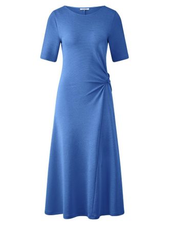Efixelle Jersey-Kleid Rundhals-&shy;Ausschnitt Efixelle blau