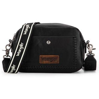 Wrangler Sac à bandoulière tendance pour appareil photo avec sangle large, pour femme, Small