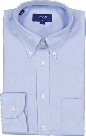 Eton Herren Hemd blau Slim Fit