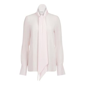 Nina Ricci Femme, Blouses et Chemises, Rose, Taille: 44 FR Lavalliere Silk