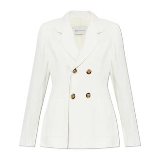 Ami Doppelreihige Bar Jacke - - Jackets - Damen - Beige - XS