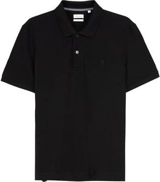 Seidensticker Mens Slim Fit Polo &agrave; Manches Courtes, Noir, XL, Noir, XL