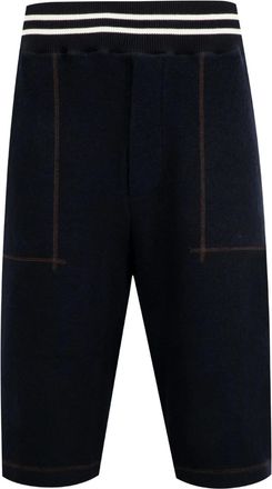 Wales Bonner October Shorts mit elastischem Bund - Blau