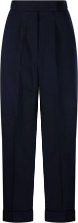 Max Mara Femme, Pantalons, Bleu, Taille: 38 FR Pantalon Rugiada
