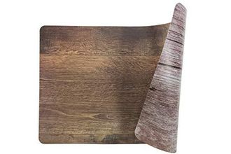 Villa D'Este Home Tivoli Wood Set 6 Platzsets doppelseitig Vintage 45 x 30 cm aus Kunststoff