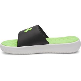 Under Armour Sandales Ignite Pro 8 &agrave; bande fixe pour homme, (003) Noir/Blanc/Vert Hyper, 11