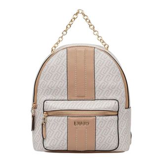 Liu Jo Femme, Sacs, Multicolore, Taille: ONE Size Sac &agrave; dos avec d&eacute;tail de cha&icirc;ne