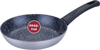 Fackelmann Bratpfanne Essential Crisp Ø 20 cm - Hochwertige, PFAS-freie Keramikbeschichtung, ideal für alle Herdarten, inklusive Induktion, Schwarz