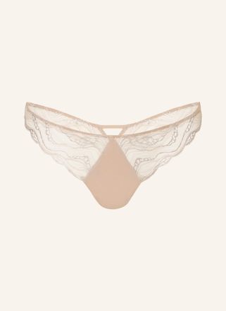Calvin Klein String Sensual Strech Lace beige