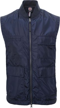 Colmar Homme, Vestes, Bleu, Taille: M Bomber Gilet Canvas