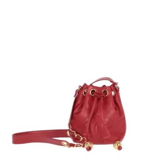 Chanel Pre-owned Cuir sacs-chanel - Femme - Pre-owned - Rouge - Taille: ONE Size