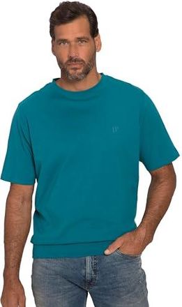 JP1880 Homme Bauchfit T-Shirts, Bleu Océan, 4XL EU