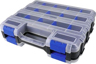 Generico Hardware-Organizer, Aufbewahrung mit 34 F&auml;chern, N&auml;gel, Schrauben, Sortierbeh&auml;lter, langlebig, f&uuml;r N&uuml;sse, Perlen, Schmuck