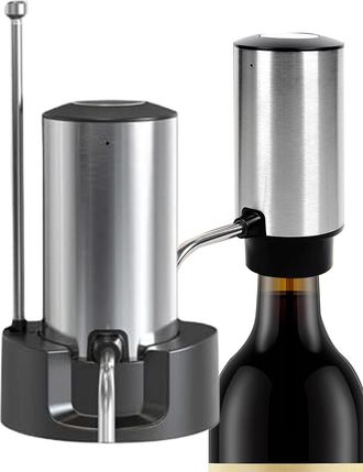 Generic Elektrischer Weinaerator | Wiederaufladbares Automatisches Set,Elektrischer Weindispenser und Bel&uuml;fter in einer Maschine,F&uuml;r Zuhause Bar Restaurant Ou