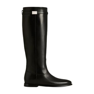 Kiton Wadenhohe Stiefel aus Kalbsleder - - Shoes - Damen - Schwarzk - 37 EU