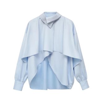 Margaux Lonnberg Bird Chemise - - Blouses & Shirts - Damen - Blau - 2XS