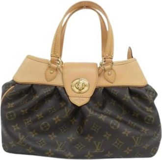 Louis Vuitton Sac &agrave; main en toile Pre-owned - Femme - Pre-owned - Brun - Taille: ONE Size