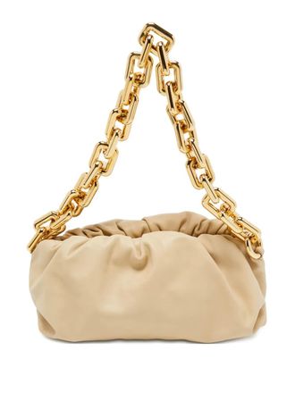 Bottega Veneta sac port&eacute; &eacute;paule The Chain en cuir - Tons neutres