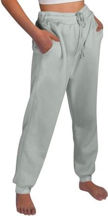 Generic Pantalon de surv&ecirc;tement dentra&icirc;nement pour femme avec cordon de serrage &agrave; taille &eacute;lastique, pantalon de yoga doux &agrave; revers pantalon de surv&ecirc;tement cou