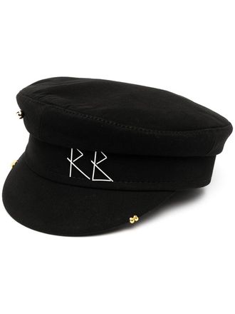 Ruslan Baginskiy casquette gavroche &Atilde; logo - Noir