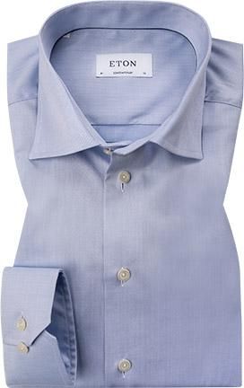 Eton Herren Hemd blau