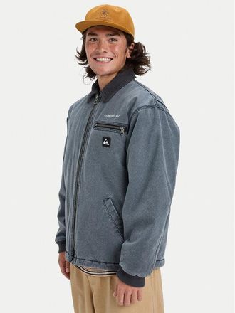 Quiksilver Jeansjacke Shaper Pad EQYJK04174 Grau Regular Fit