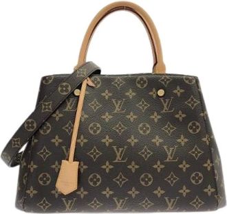 Louis Vuitton Pre-owned Montaigne Monogram Bag - Femme - Pre-owned - Brun - Taille: ONE Size