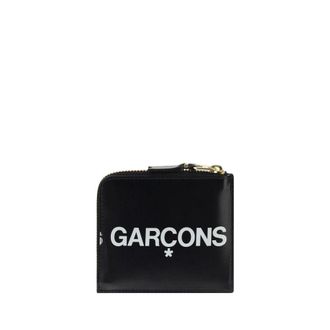 Comme Des Gar&ccedil;ons Mens Black Calf Leather Bos Taurus Wallet