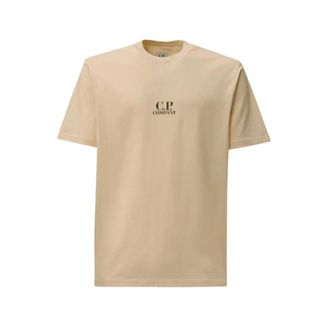 C.P. Company Britisches Matrosen Beige T-Shirt - - Tops - Herren - Beige - S